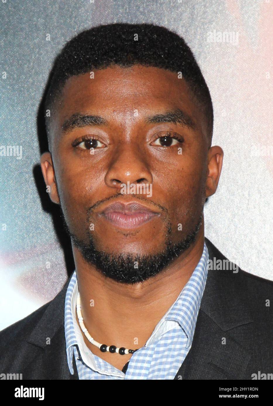 Chadwick Boseman attending the "Man Of Steel" premiere held at Alice ...