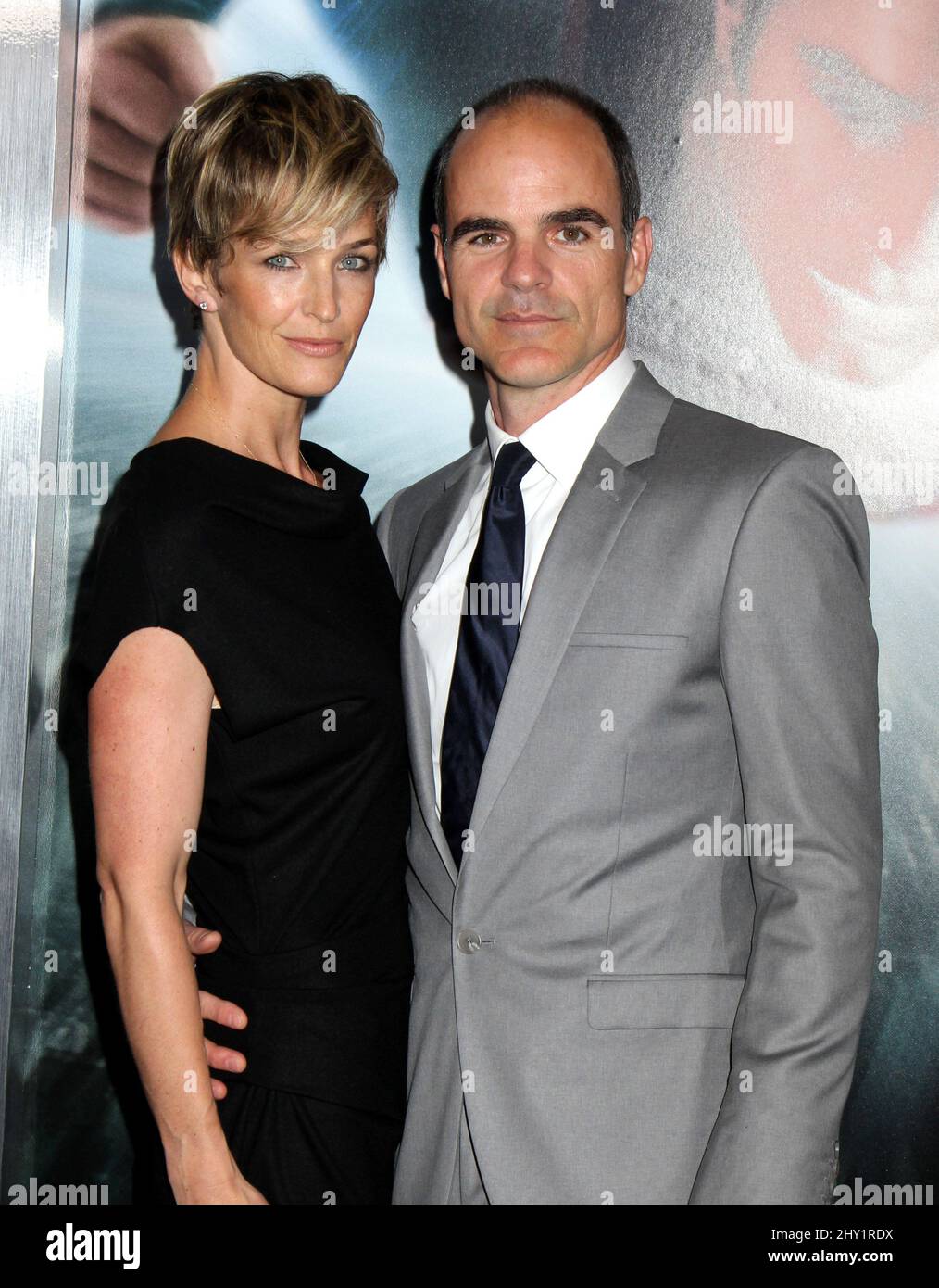 Michael Kelly and Karyn Kelly attending the "Man Of Steel" premiere ...