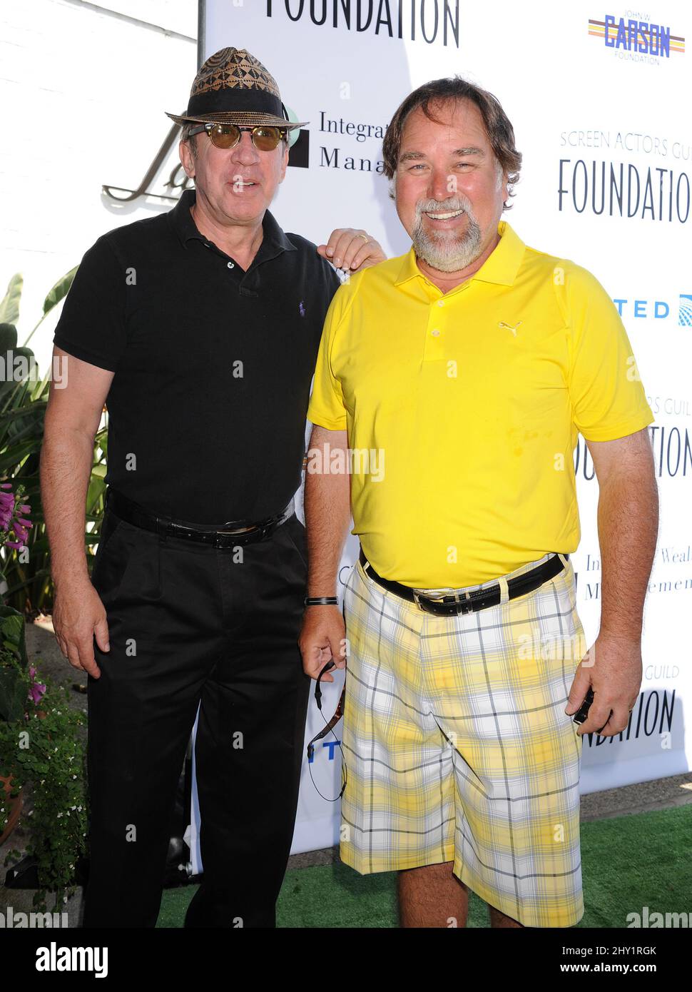 Tim Allen and Richard Karn attending the 4th Annual SAG Golf Classic at ...