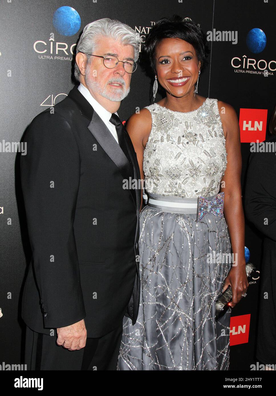 George Lucas and Mellody Hobson attending the 40th Annual Daytime Emmy ...