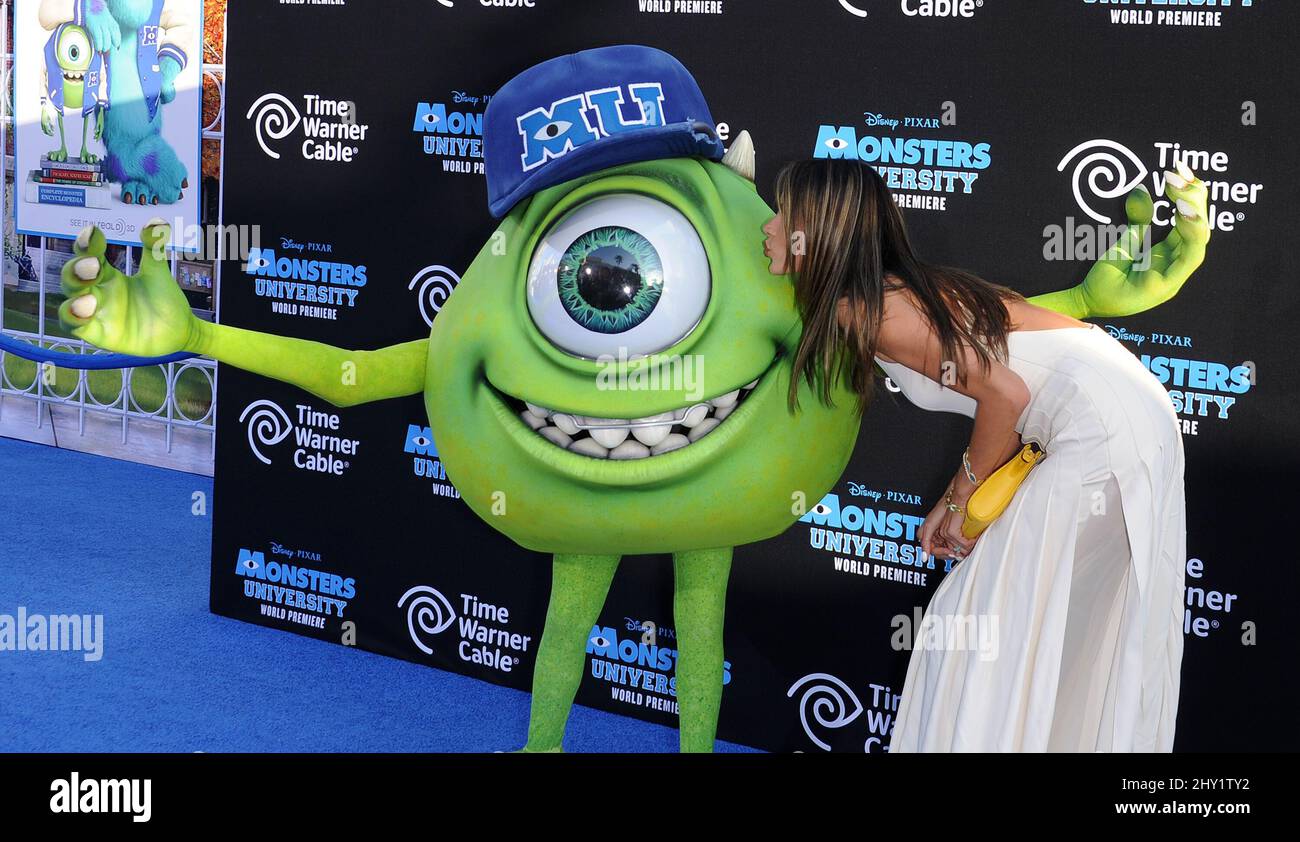Alessandra Ambrosio attending the premiere of Monsters University in ...