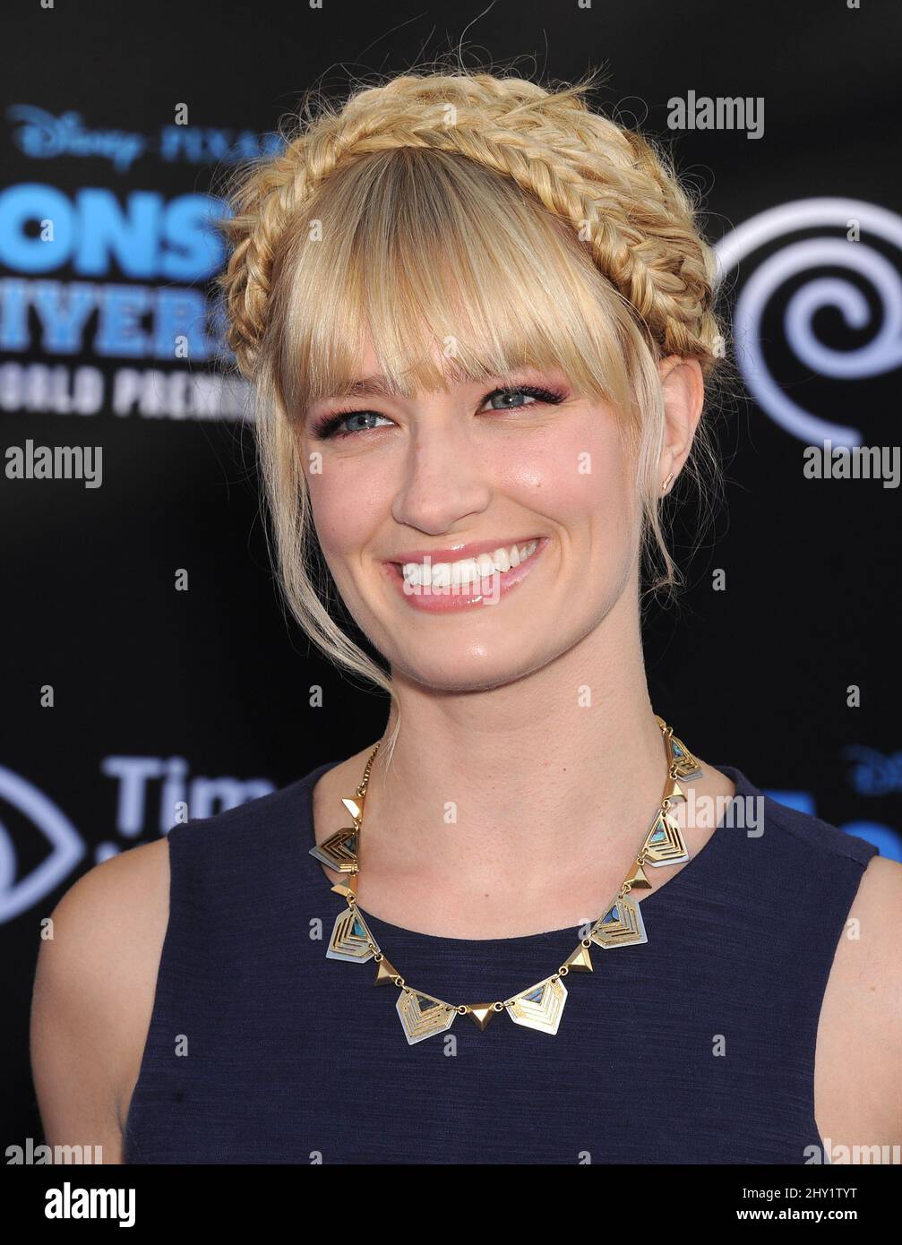 Beth Behrs attending the premiere of Monsters University in Los Angeles ...