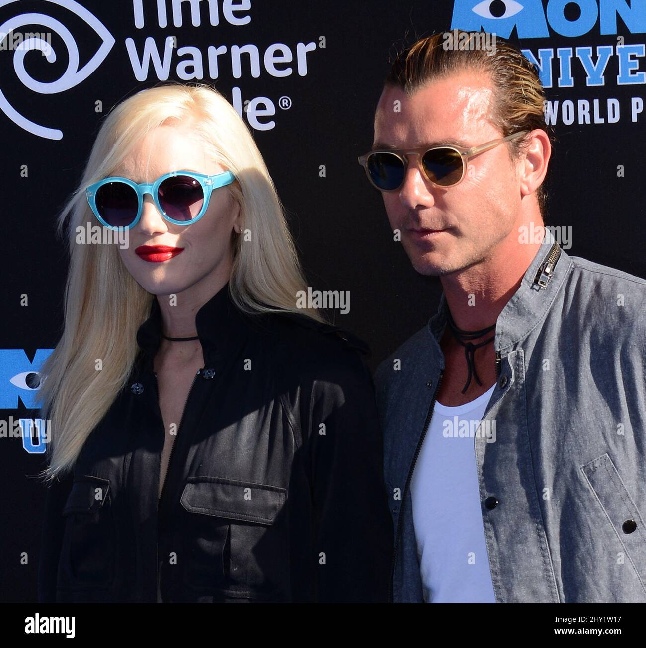 Gwen Stefani and Gavin Rossdale attending the premiere of Monsters ...
