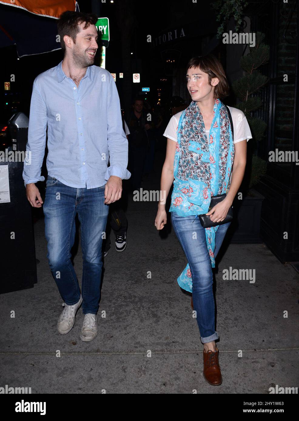 Lizzy Caplan And Boyfriend