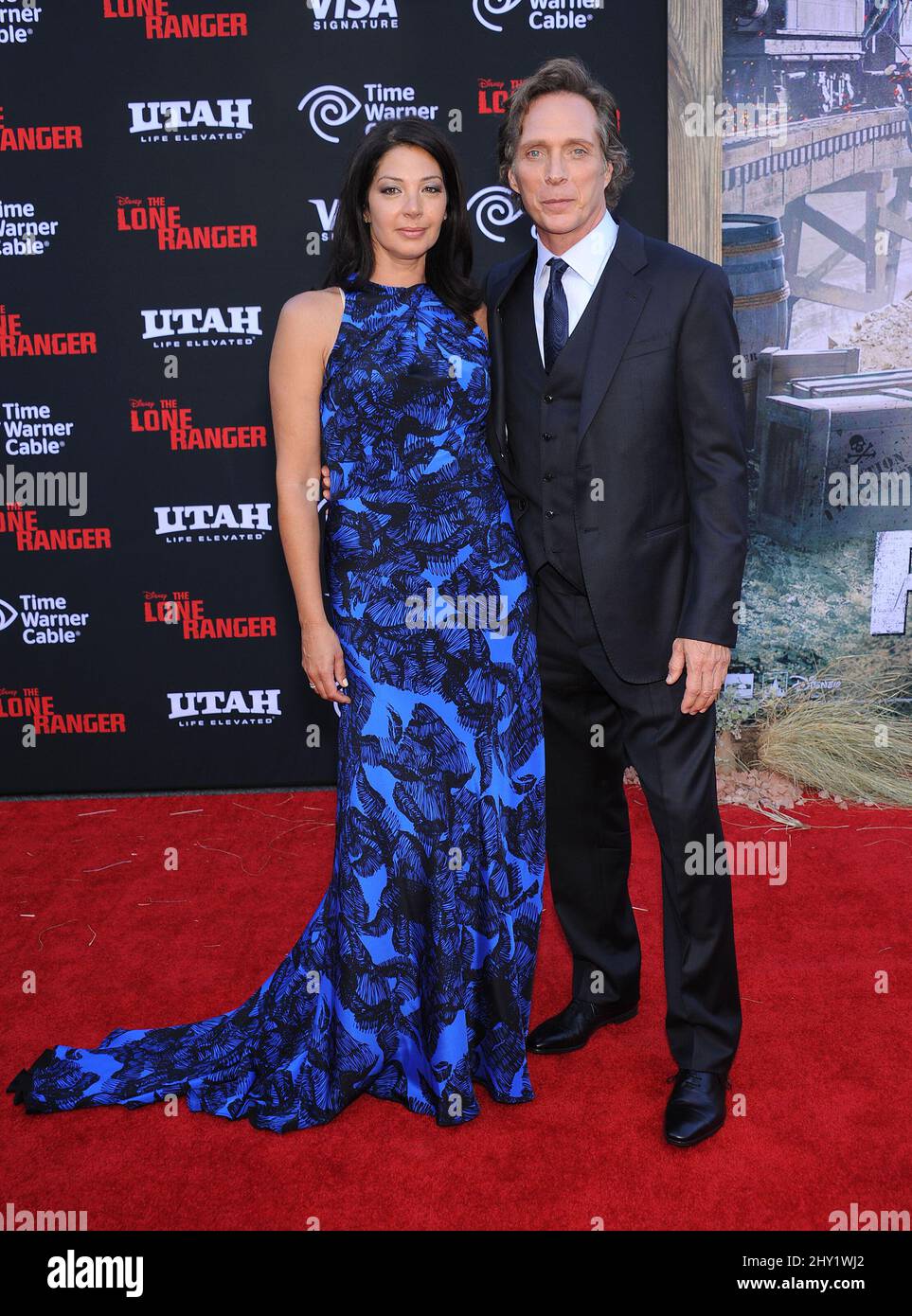 William Fichtner & wife Kymberly attending "The Lone Ranger" World ...