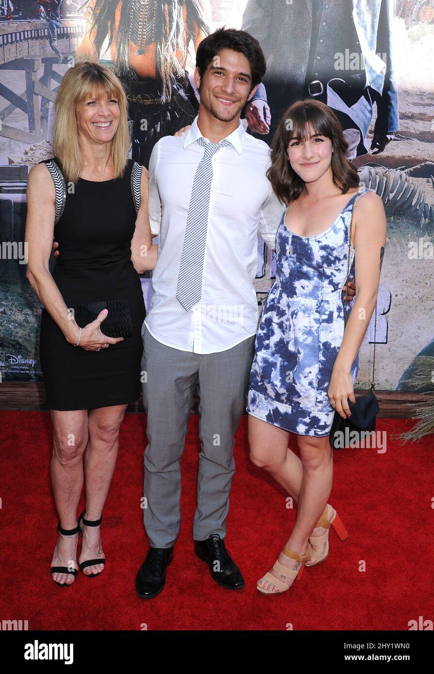 Tyler Posey, Seana Gorlick and her Mother attending "The Lone Ranger ...