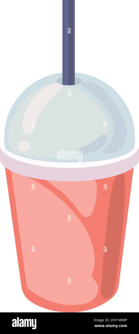 milkshake cup illustration Stock Vector Image & Art - Alamy