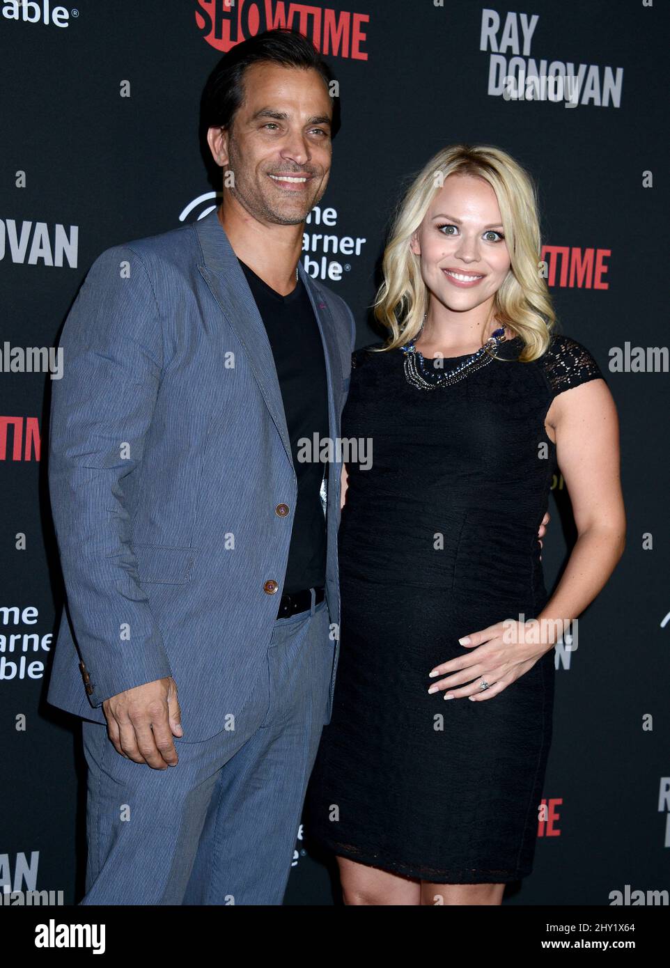Johnathon Schaech and Julie Solomon attends the "Ray Donovan" Showtime ...