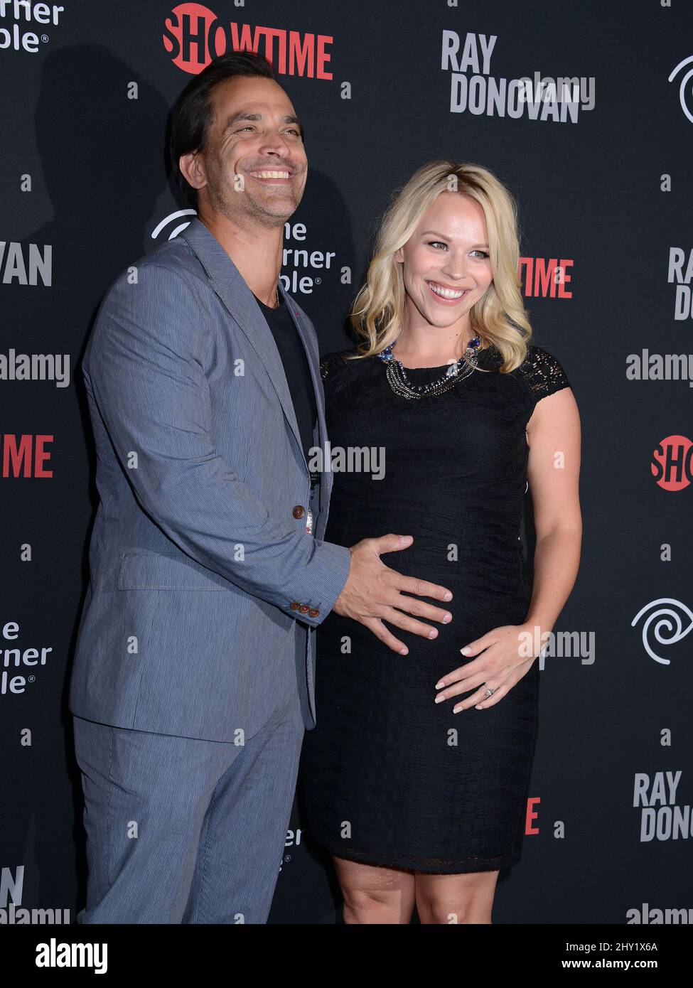 Johnathon Schaech and Julie Solomon attends the "Ray Donovan" Showtime ...