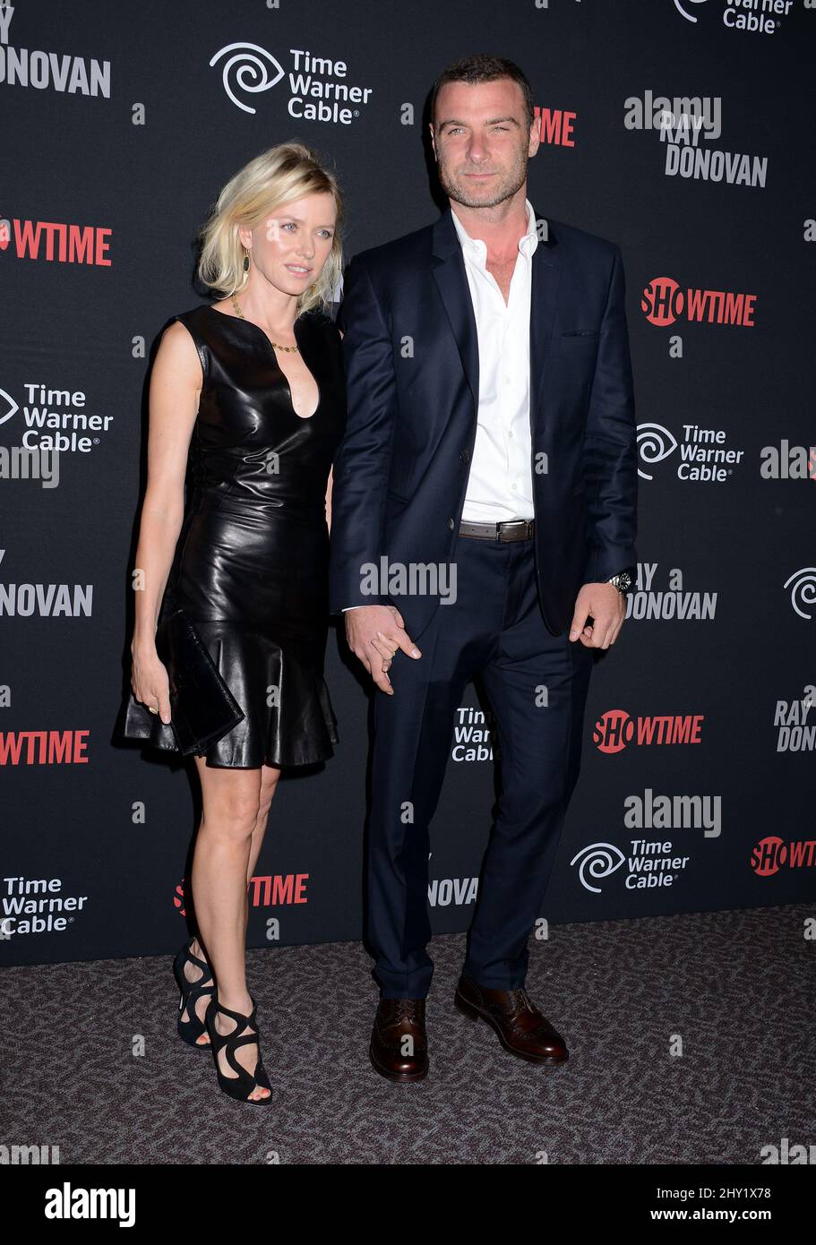Naomi Watts and Liev Schreiber attends the "Ray Donovan" Showtime ...