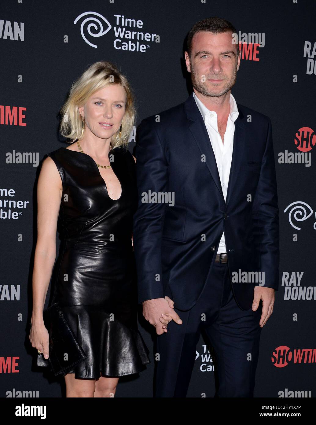Naomi Watts and Liev Schreiber attends the "Ray Donovan" Showtime ...