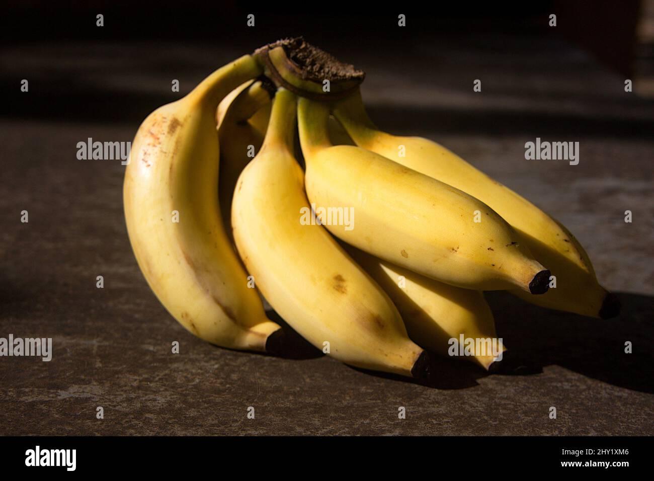 Bunch of Ripe Plantains Stock Photo - Alamy