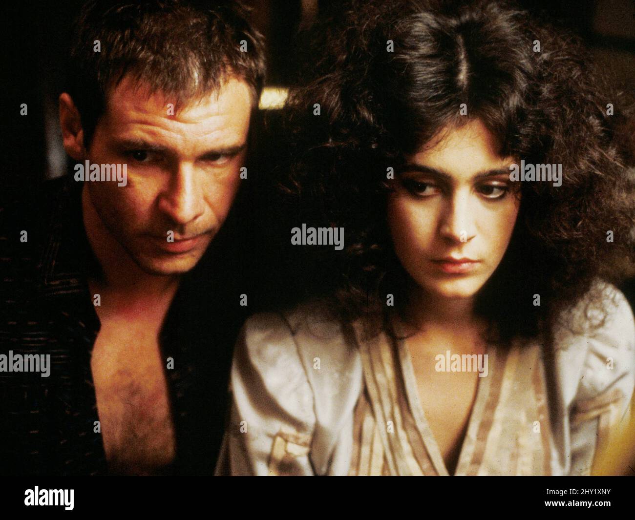 Sean Young, Harrison Ford, "Blade Runner" (1982) Warner Bros. File ...