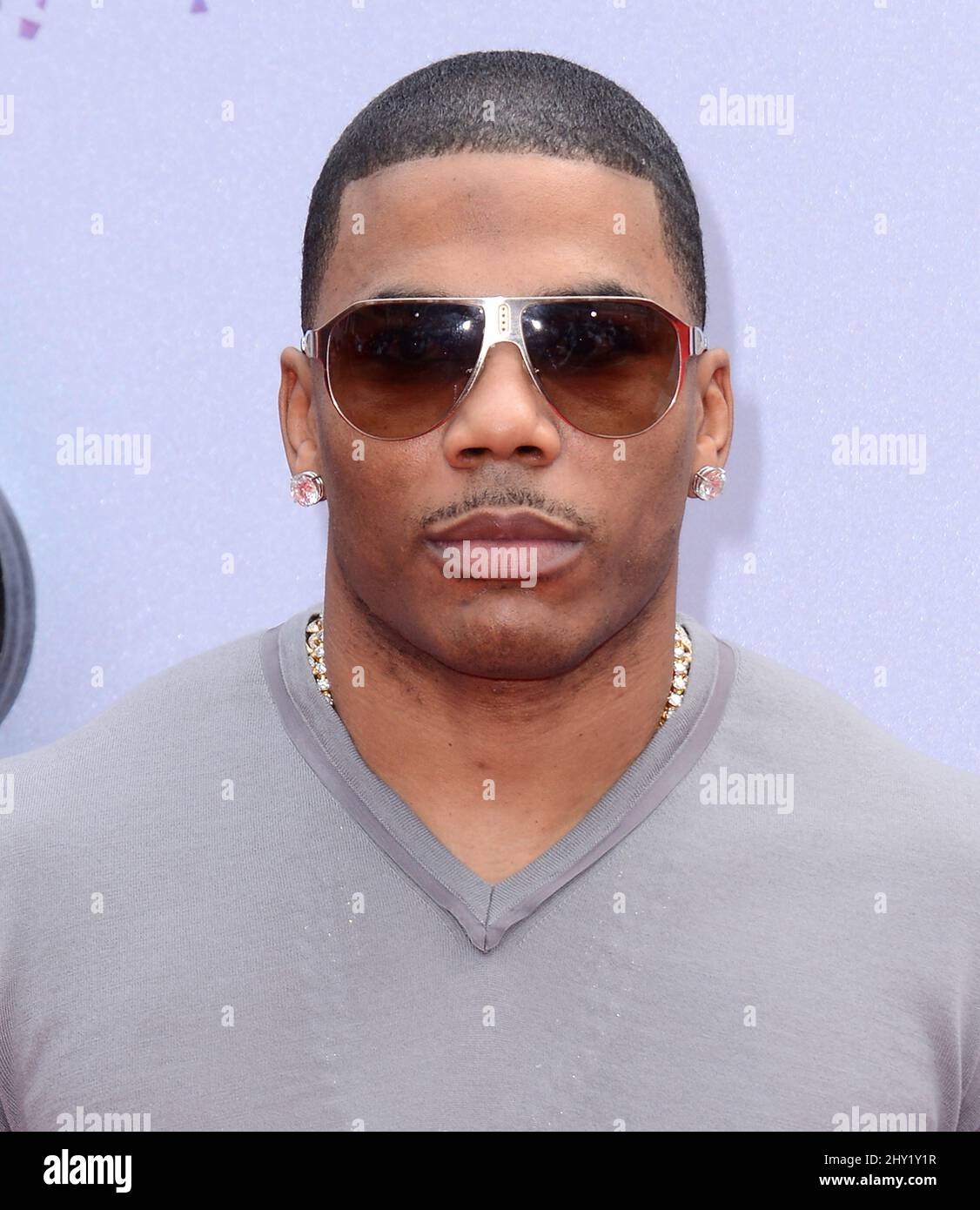 Nelly arrives at the BET Awards at the Nokia Theatre on Sunday, June 30 ...