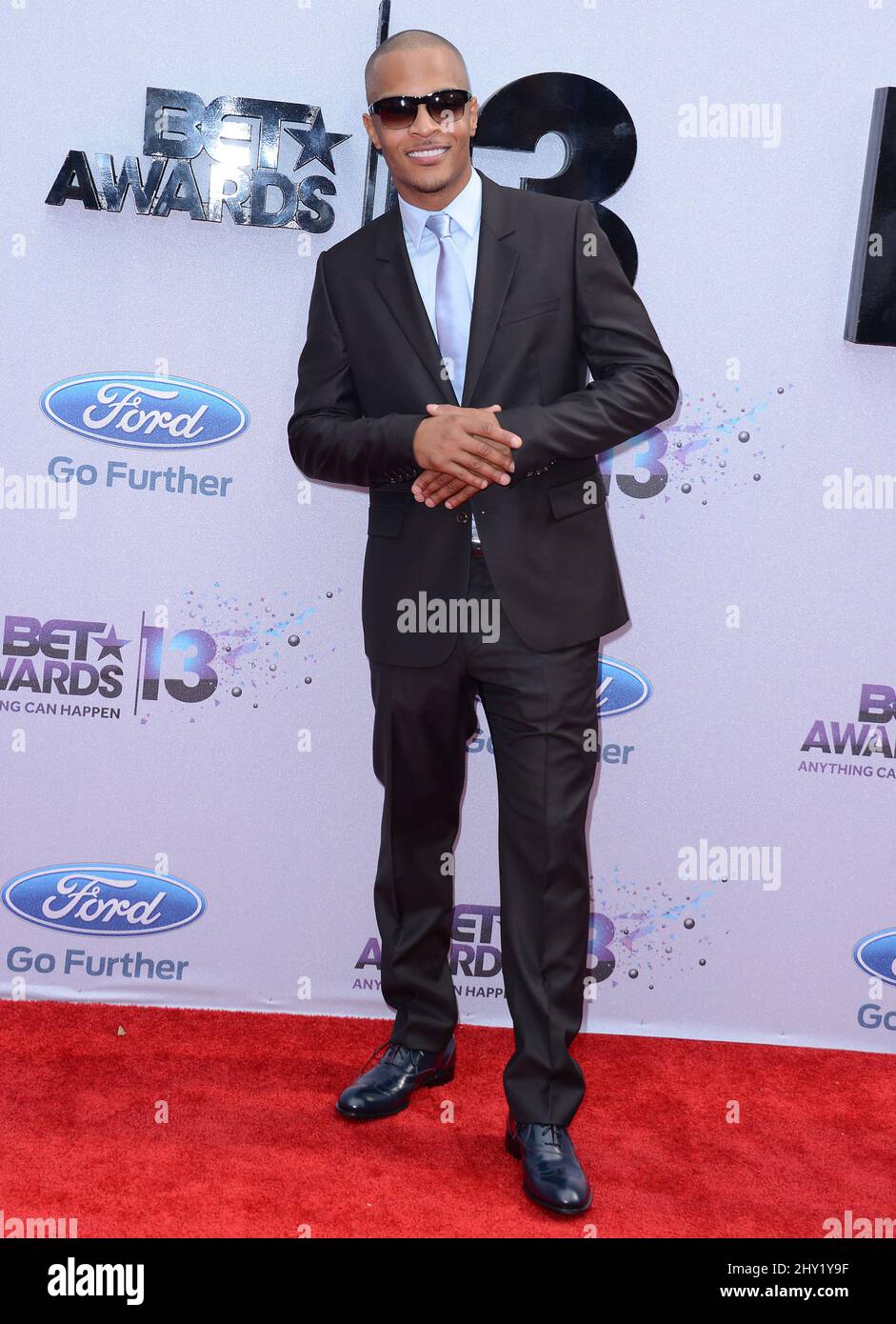 T.I. attends the 2013 BET Awards at the Nokia Plaza, Los Angeles Stock ...