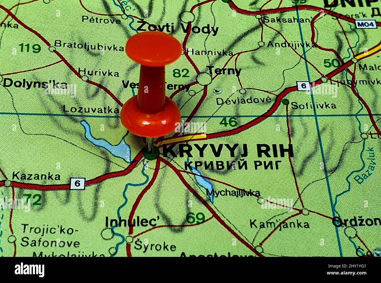 Kryvyi rih map hi-res stock photography and images - Alamy