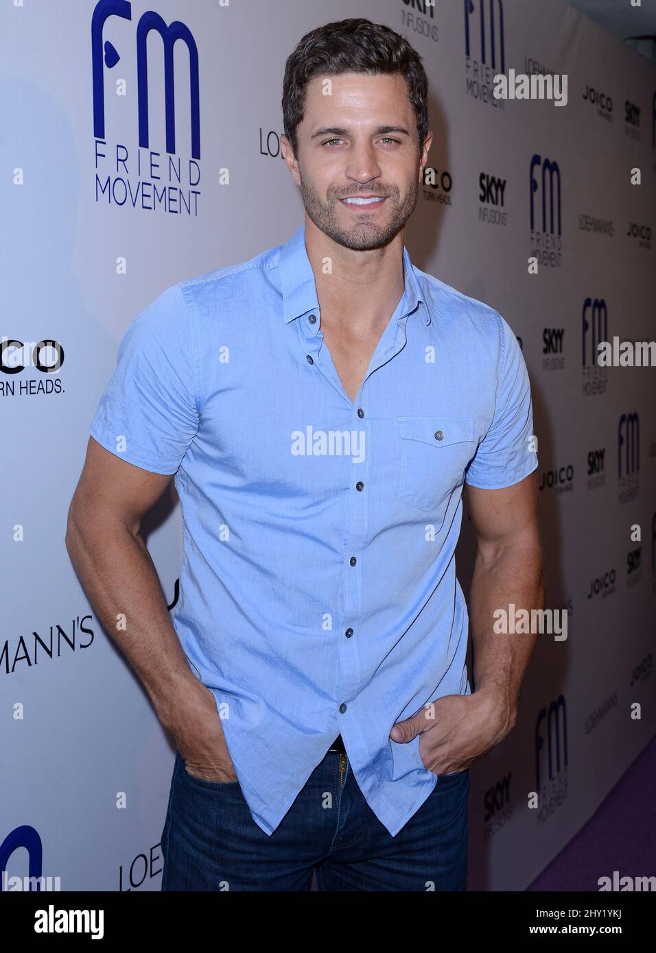 Anderson Davis attending the Friend Movement Campaign Benefit Concert ...