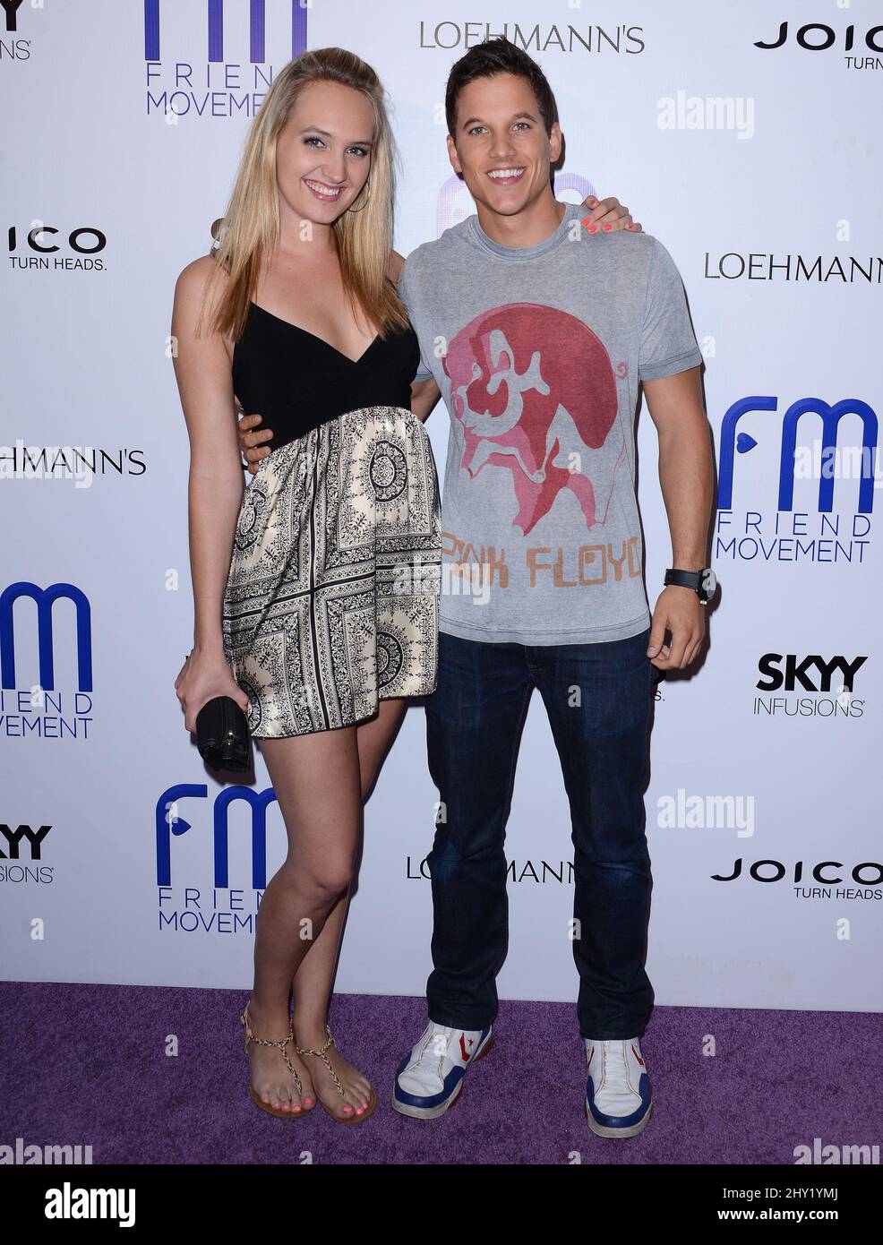 Mike C. Manning attending the Friend Movement Campaign Benefit Concert ...