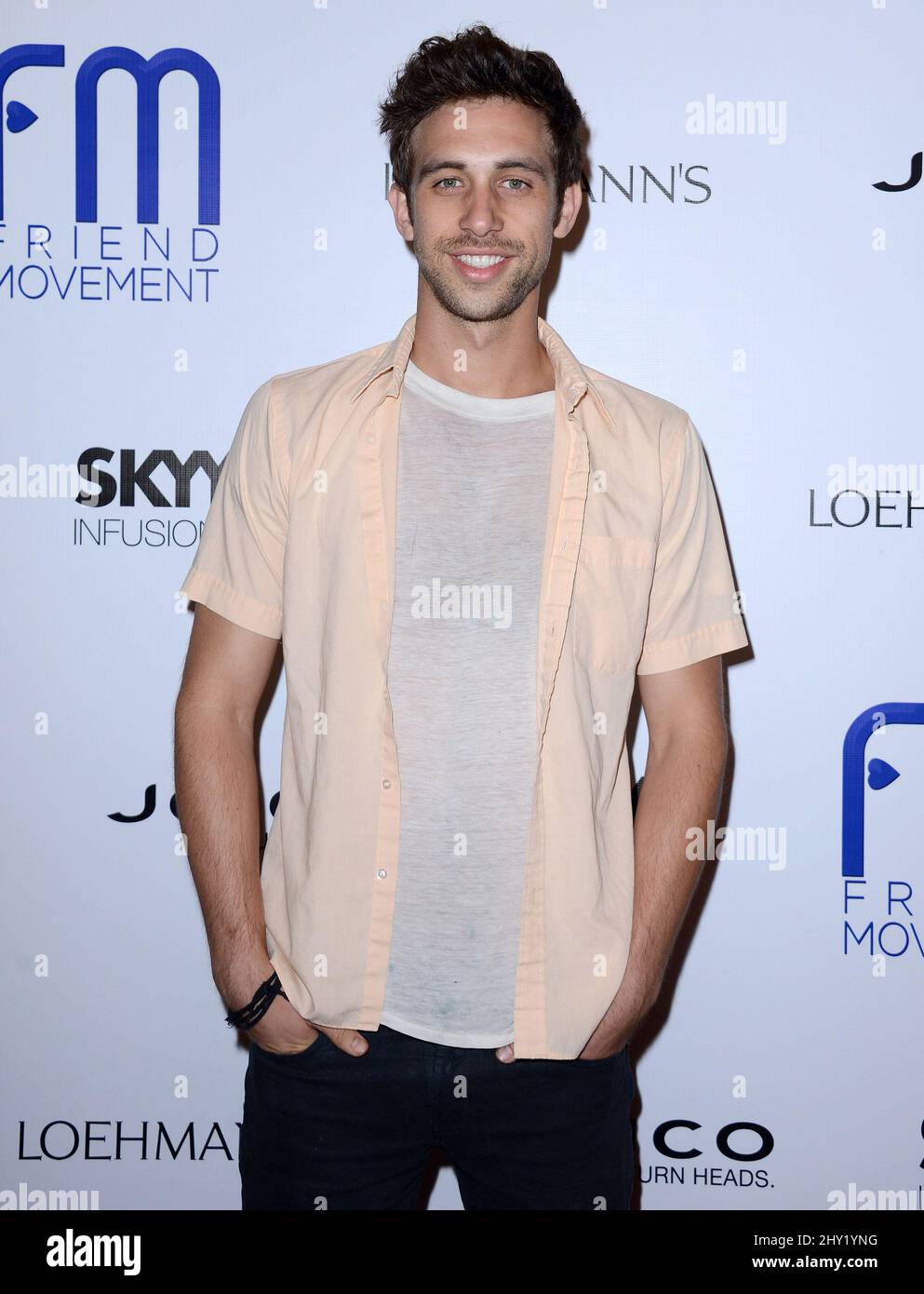 Blake Berris attending the Friend Movement Campaign Benefit Concert in Los Angeles, California ...