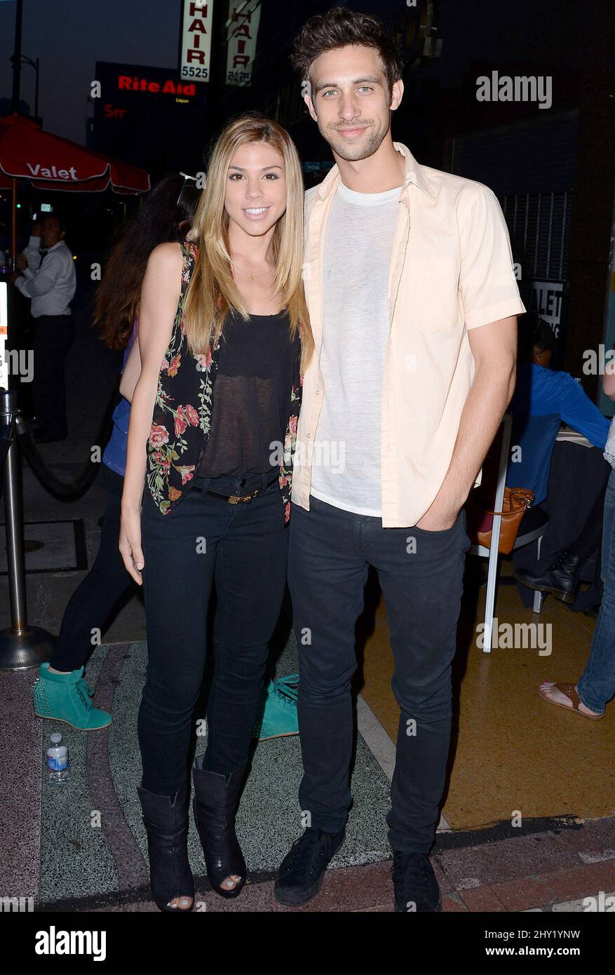 Kate Mansi and Blake Berris attending the Friend Movement Campaign ...