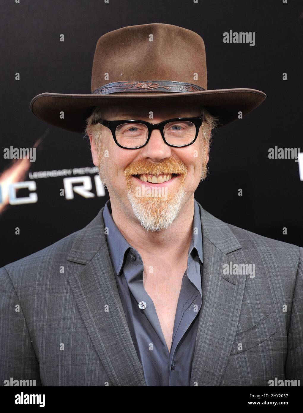 Adam Savage arriving of the premiere of Pacific Rim held at the Dolby ...