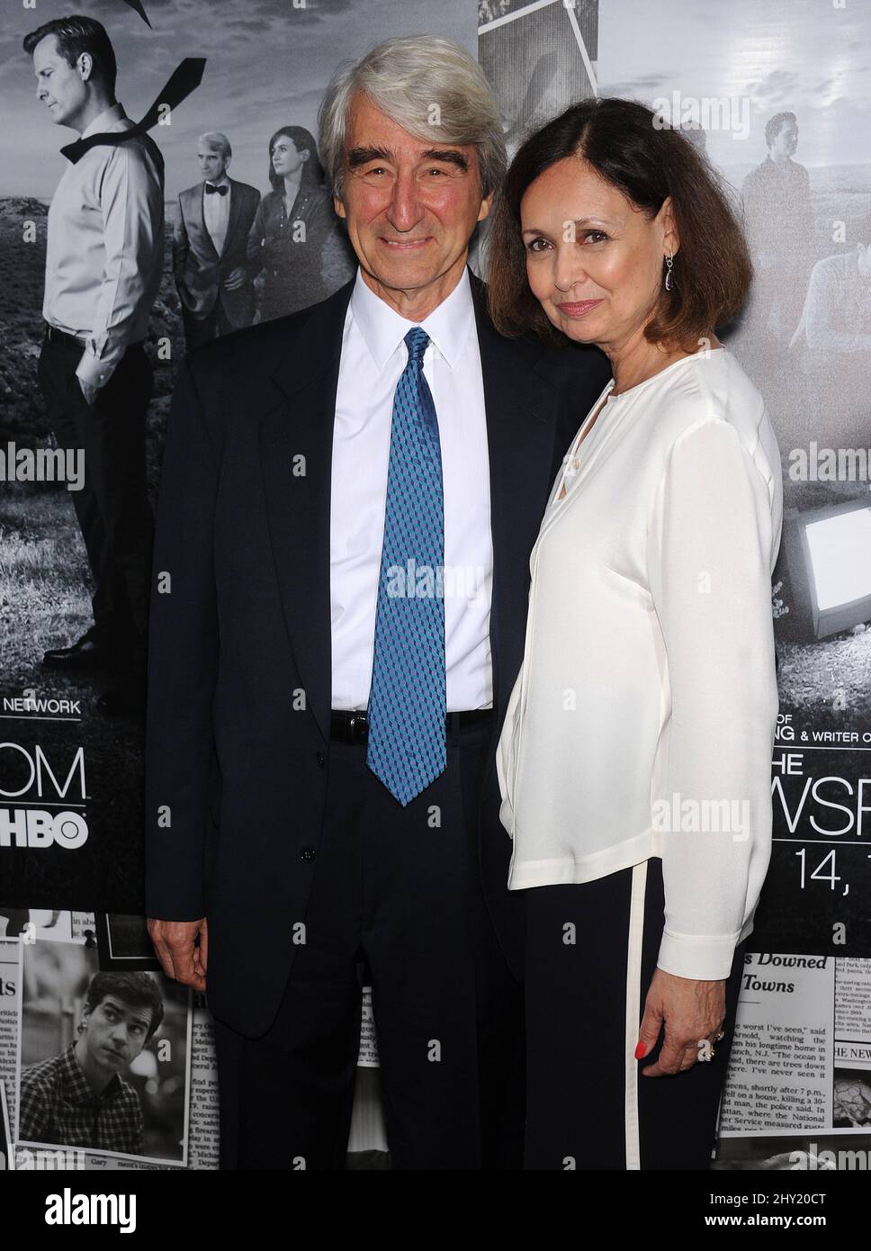 Sam Waterston & wife Lynn attending HBO's "The Newsroom" Season Two ...
