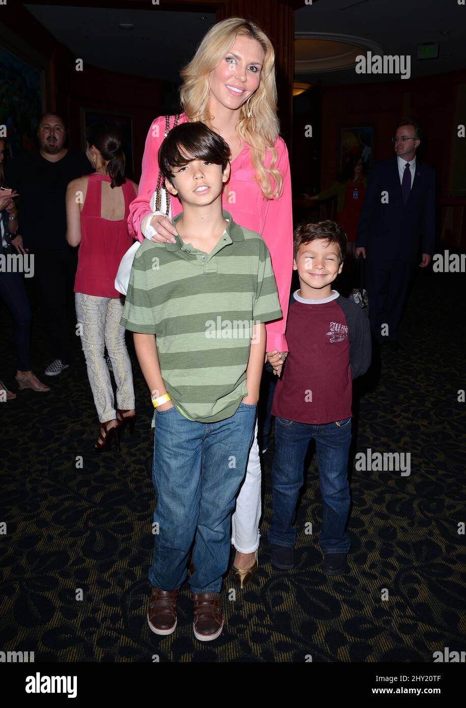 Brandi Glanville, Jake Cibrian, Mason Cibrian at "Ringling Bros. and ...