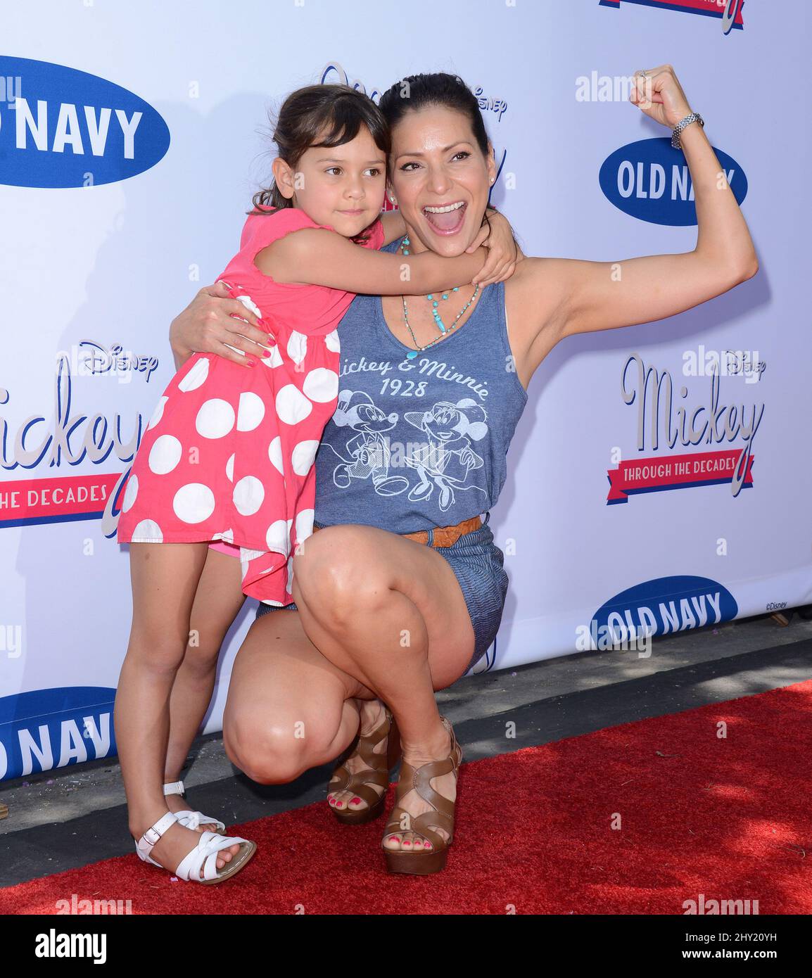Constance Marie, Luna Marie Katich attending the Old Navy Launches ...