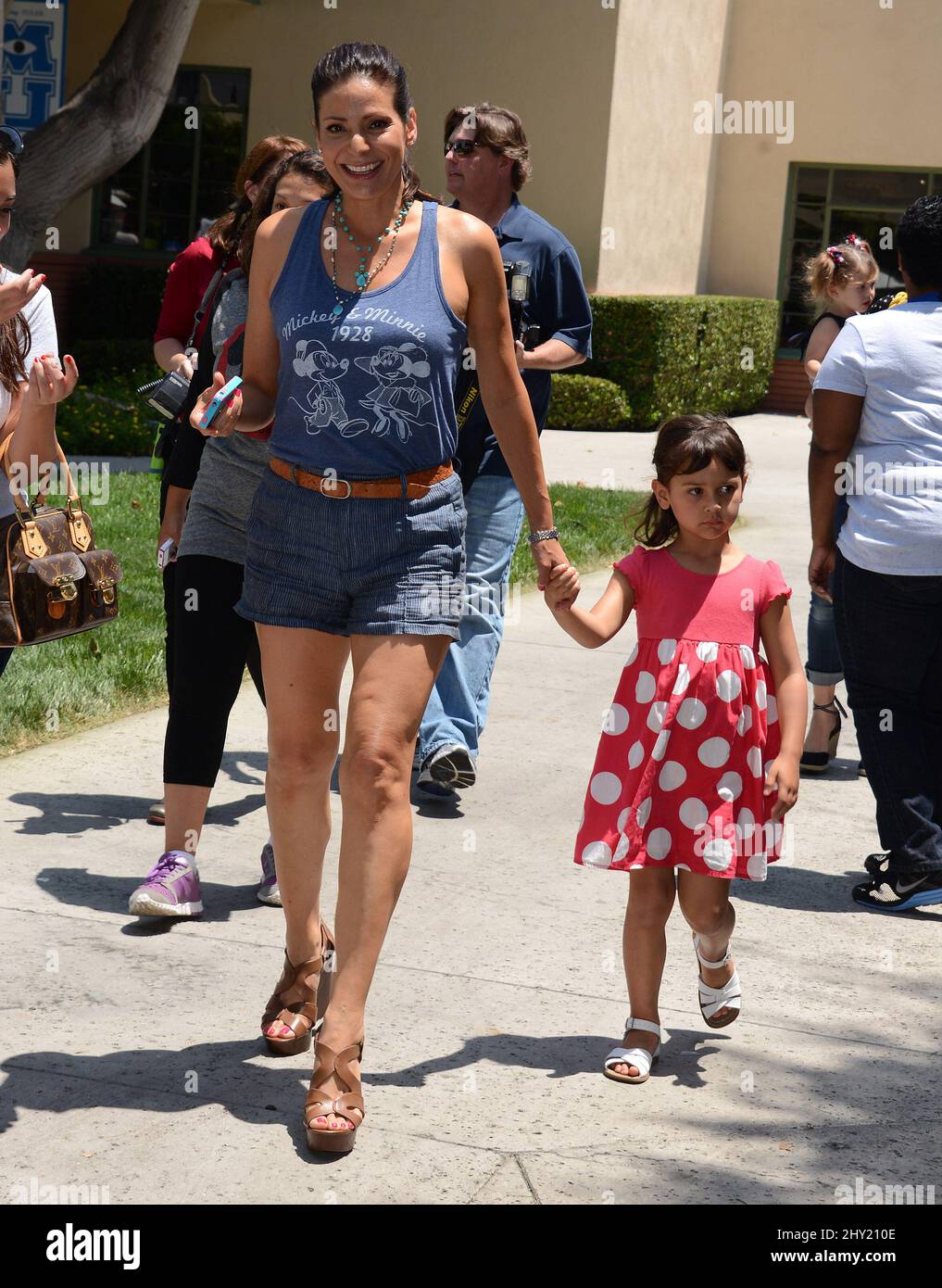 Constance Marie, Luna Marie Katich attending the Old Navy Launches ...