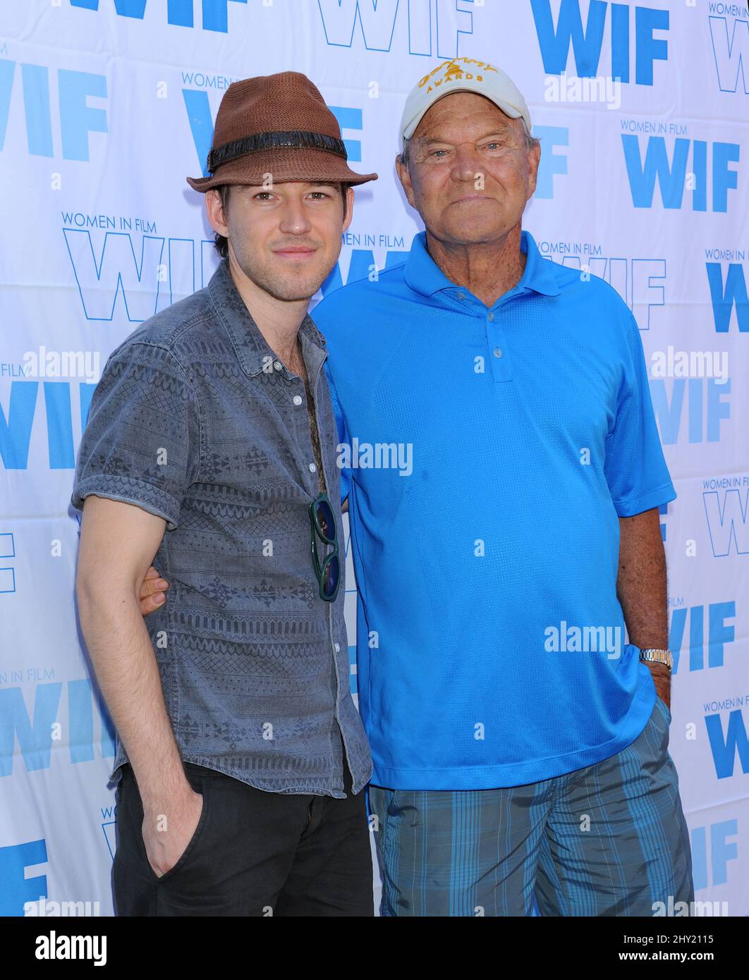 Glen Campbell and Cal Campbell attending the Women In Film's 16th ...
