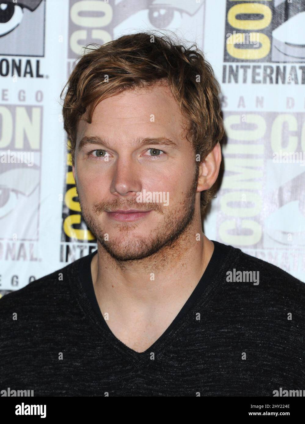 Chris Pratt attends the "Guardians of the Galaxy" at Comic-Con 2013 ...