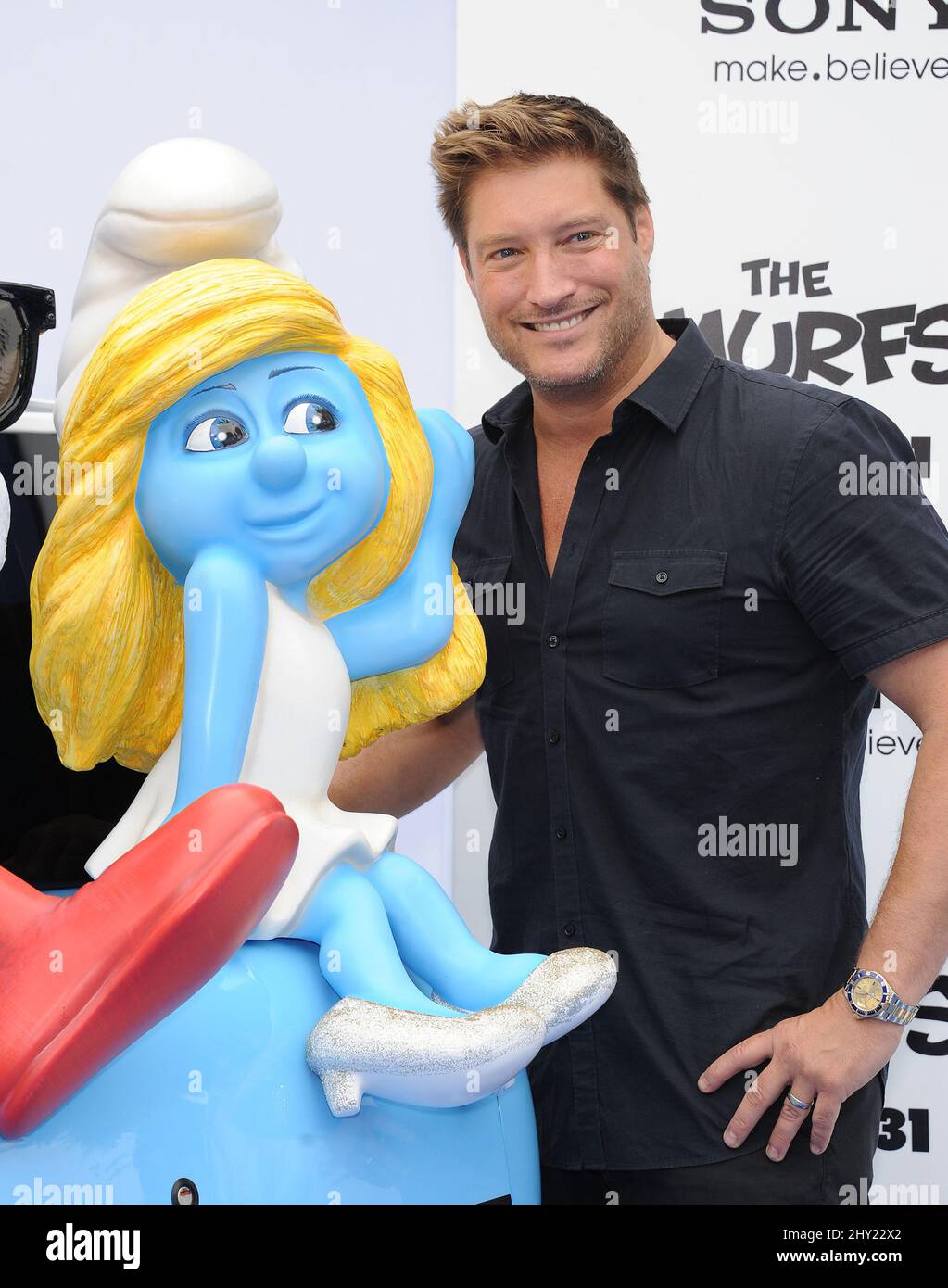 Sean Kanan attending the premiere of "The Smurfs 2" in Los Angeles ...
