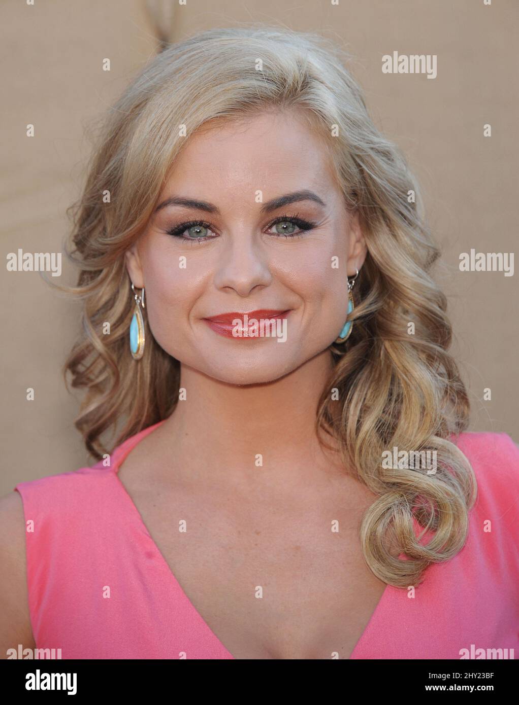 Jessica Collins attends the CBS, Showtime and The CW 2013 Annual Summer ...