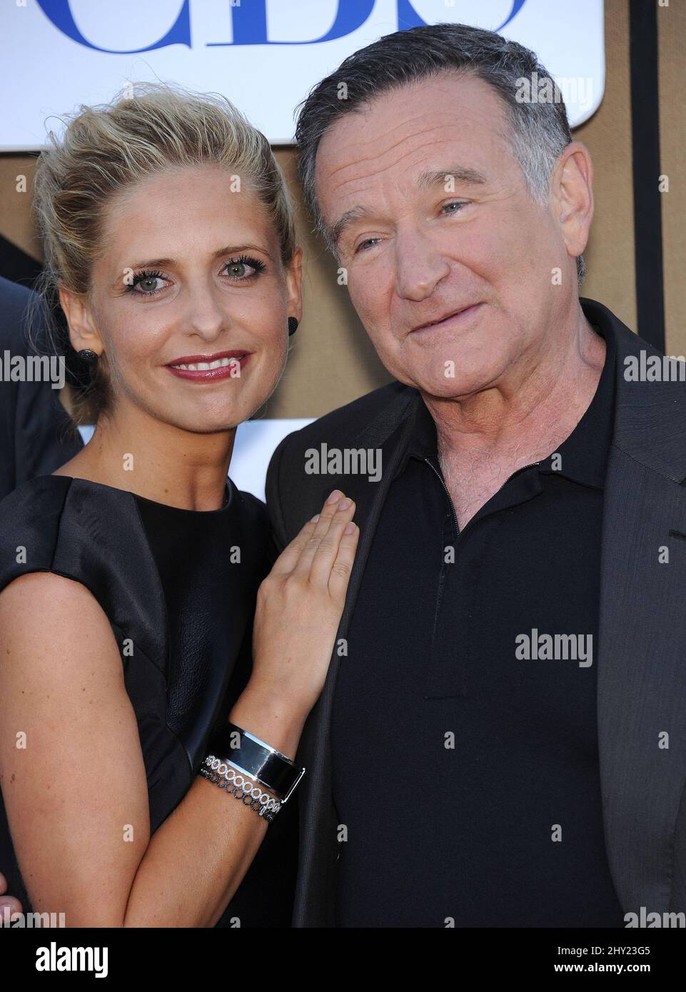 Sarah Michelle Gellar & Robin Williams attends the CBS, Showtime and ...