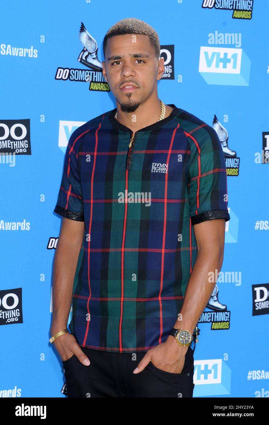 J Cole arrives to the 2013 Do Something Awards held at the Avalon in ...