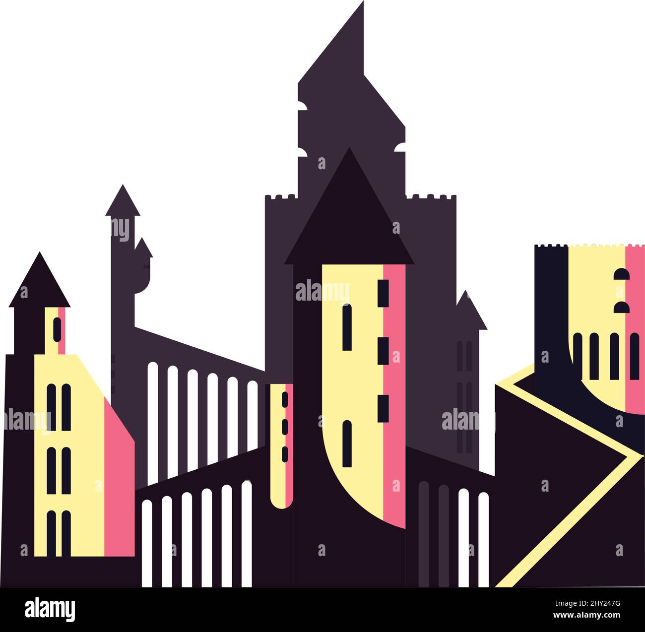 stone building tower Stock Vector Image & Art - Alamy