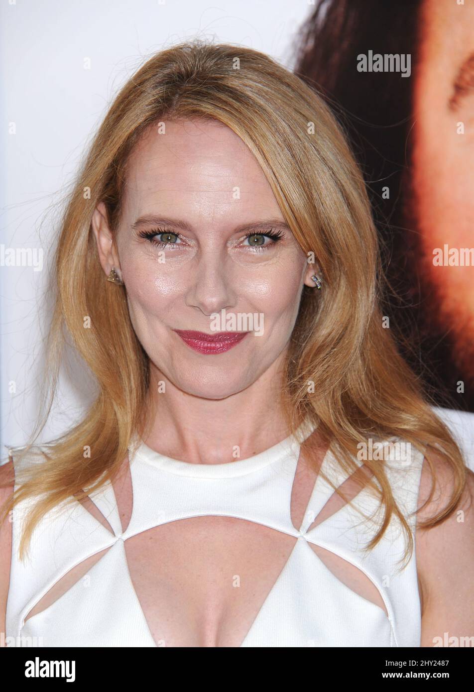 Amy Ryan arrives at the premiere of "Clear History" at the Cinerama ...