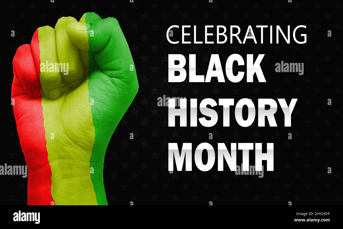 Black history month banner hi-res stock photography and images - Alamy