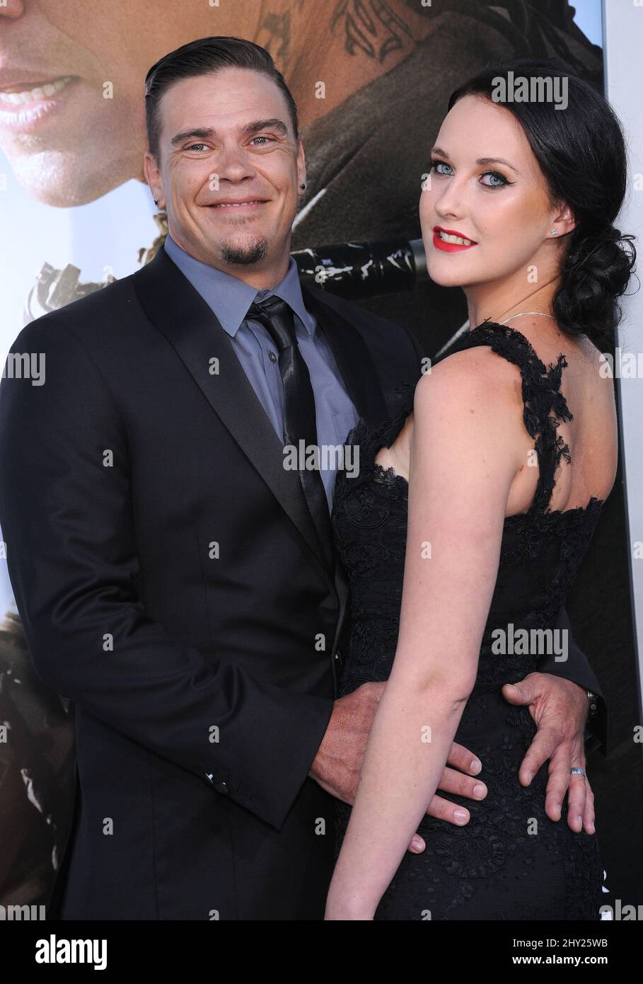 Brandon Auret attending the Elysium world premiere held at the Regency ...