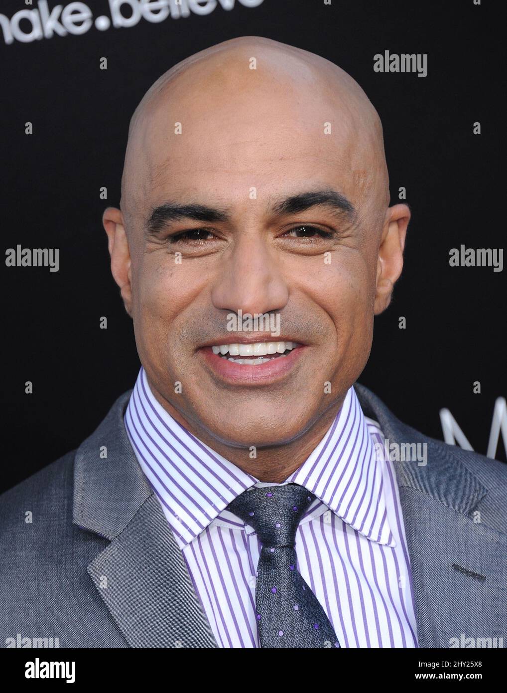 Faran Tahir attending the Elysium world premiere held at the Regency ...
