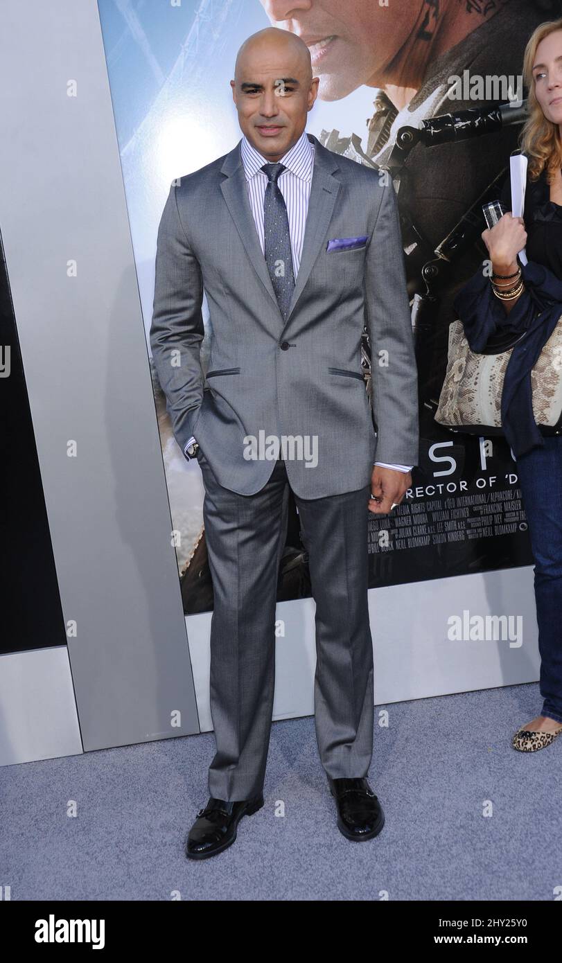 Faran Tahir attending the Elysium world premiere held at the Regency ...