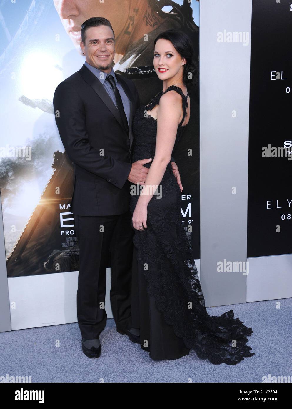 Brandon Auret attending the Elysium world premiere held at the Regency ...