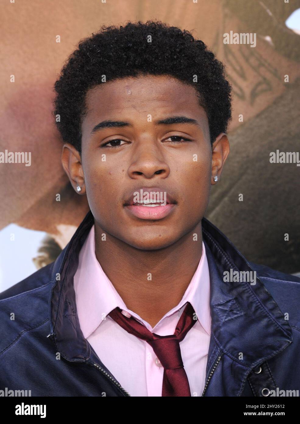 Trevor Jackson attending the Elysium world premiere held at the Regency ...