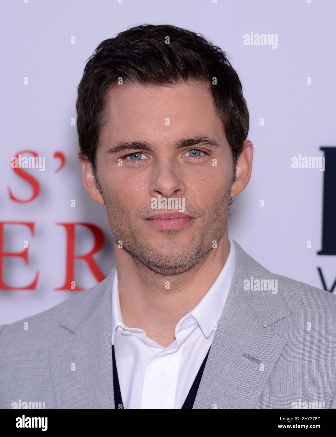 James Marsden attending the premiere of 'The Butler' Stock Photo - Alamy