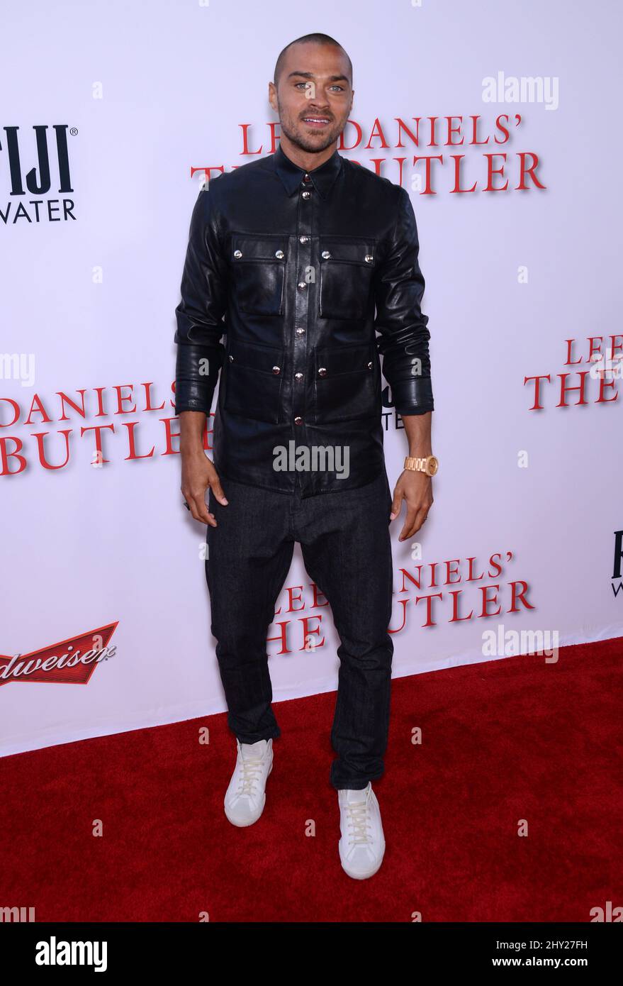 Jesse Williams attending the premiere of 'The Butler' Stock Photo - Alamy
