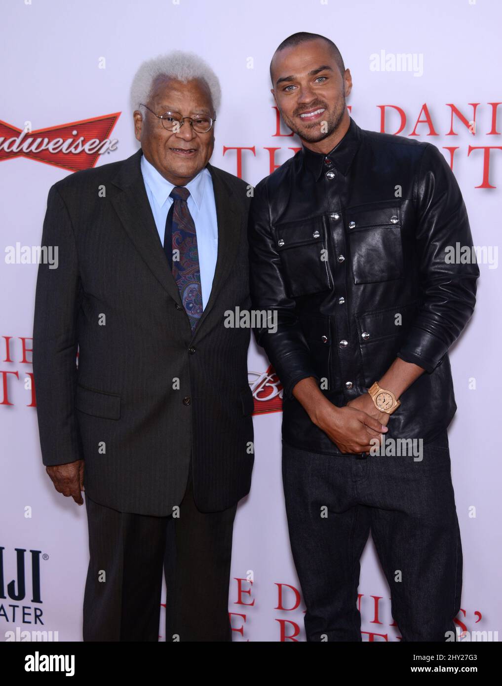Jesse Williams & James Lawson attending the premiere of 'The Butler ...