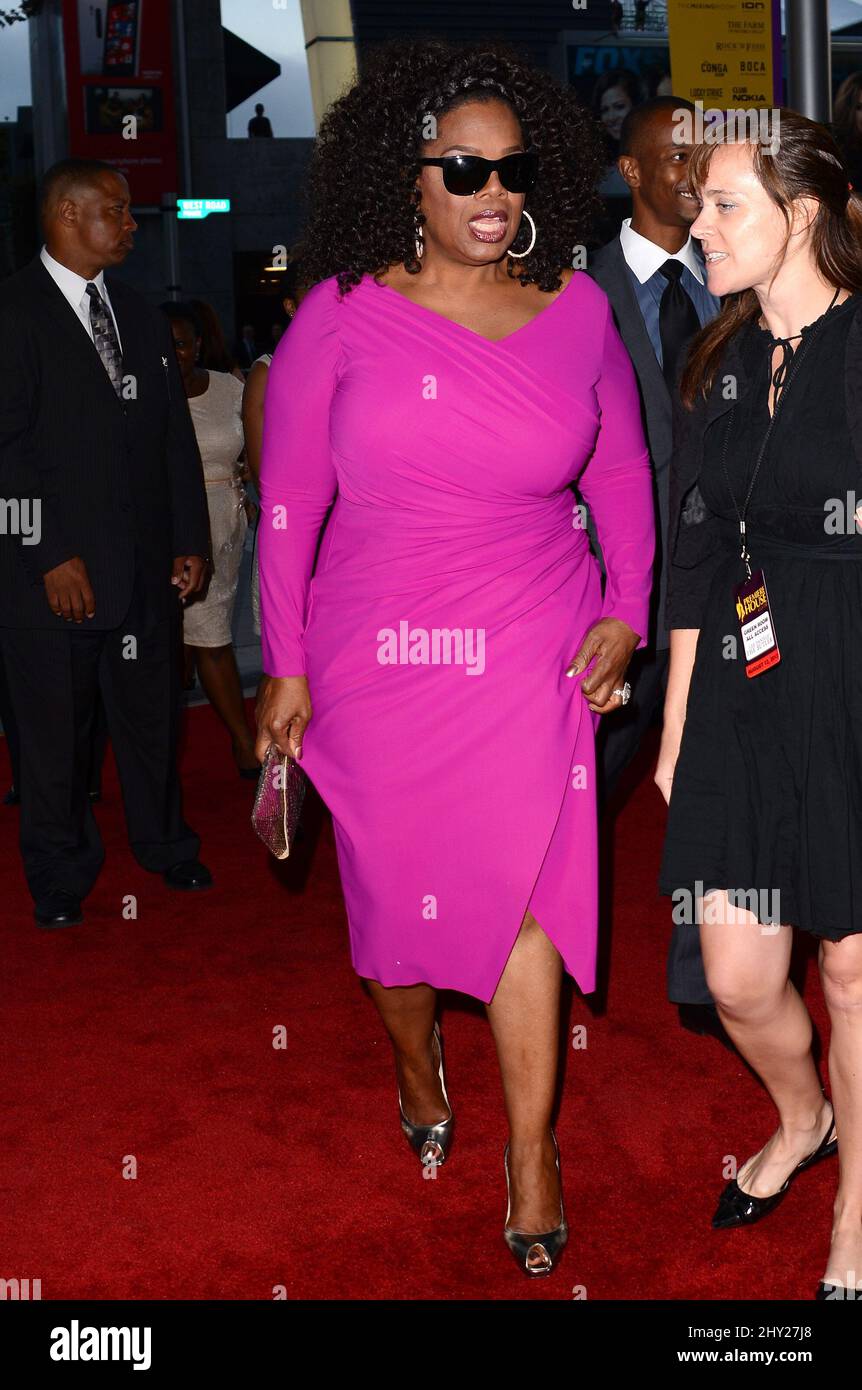 Oprah Winfrey attending the premiere of 'The Butler' Stock Photo - Alamy
