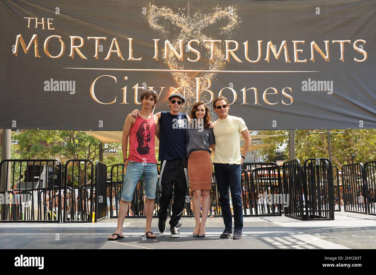 Robert Sheehan, Jamie Campbell Bower, Lily Collins and Kevin Zegers ...