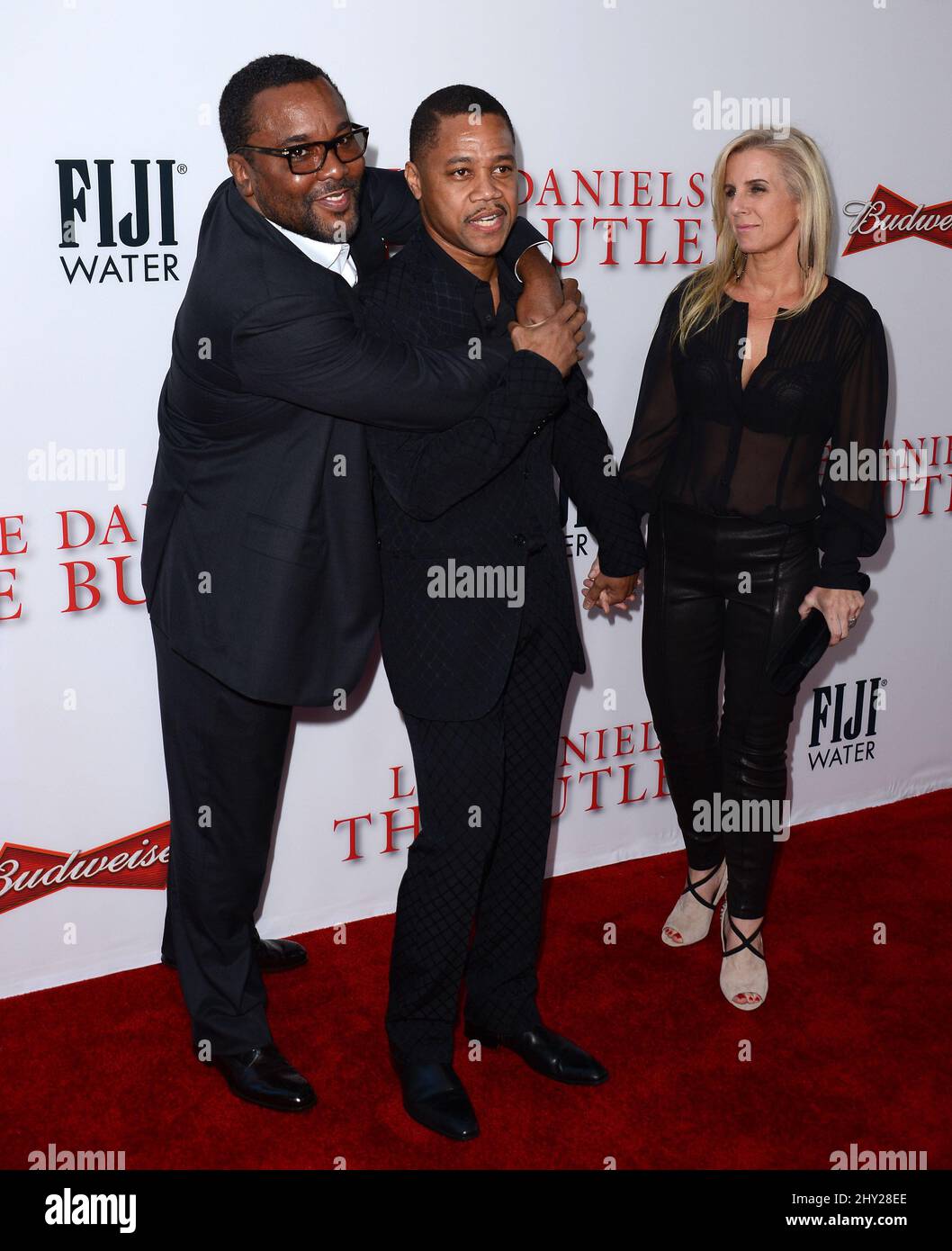 Lee Daniels, Cuba Gooding Jr. and Sara Kapfer arrives at the premiere ...