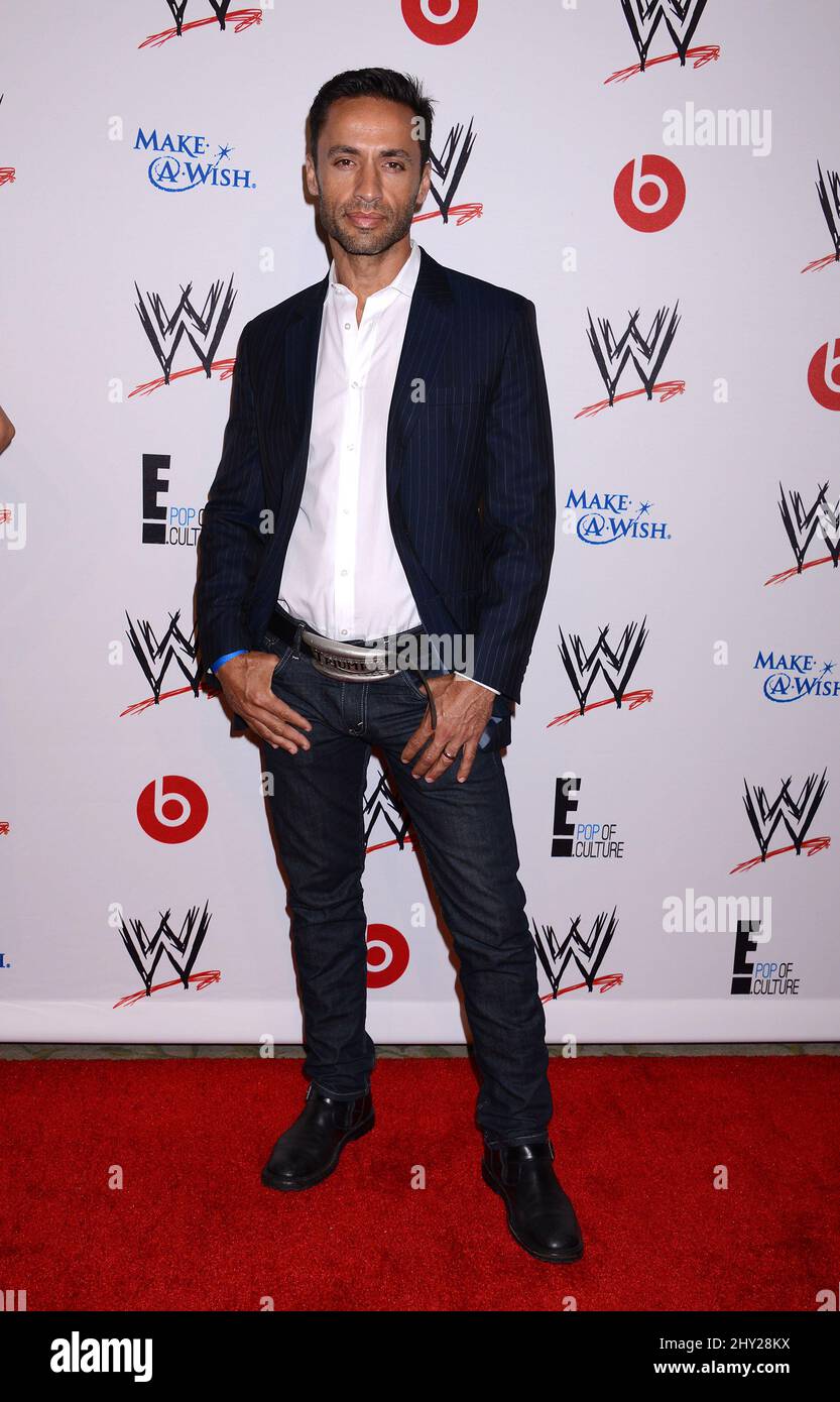 Kamar de los Reyes arriving at WWE "Superstars for Hope" Honoring Make ...
